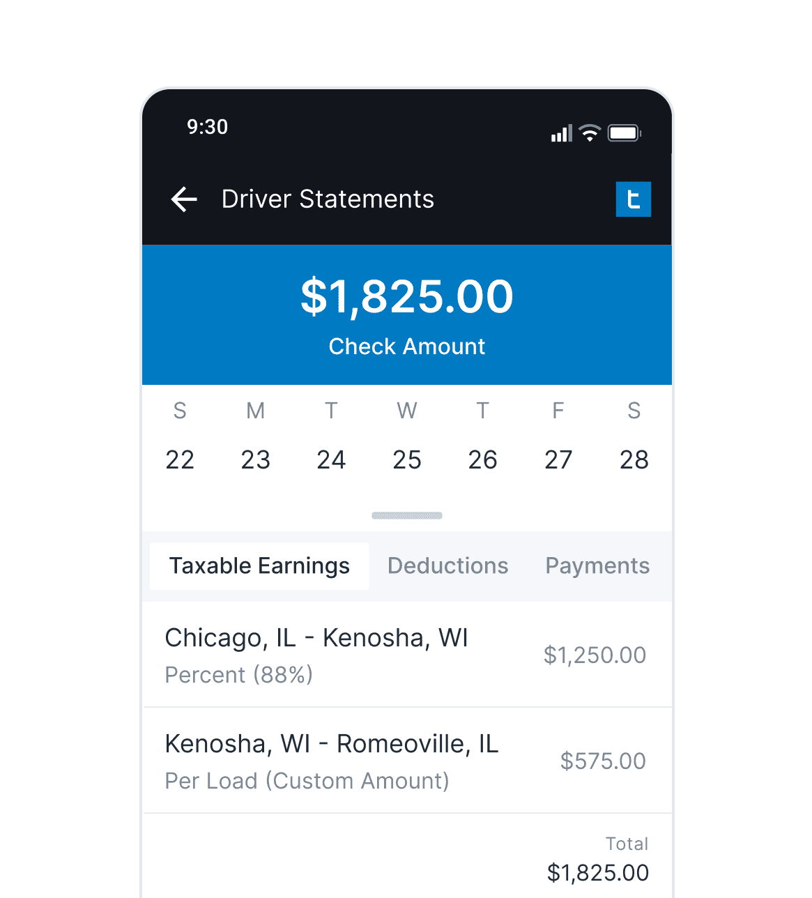 Trucking Hub Mobile | Driver App