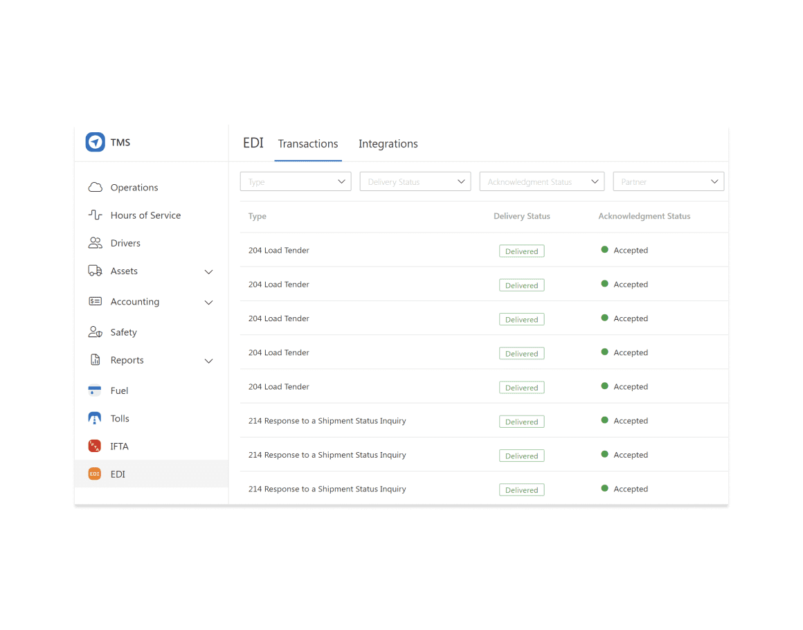 Trucking EDI Software